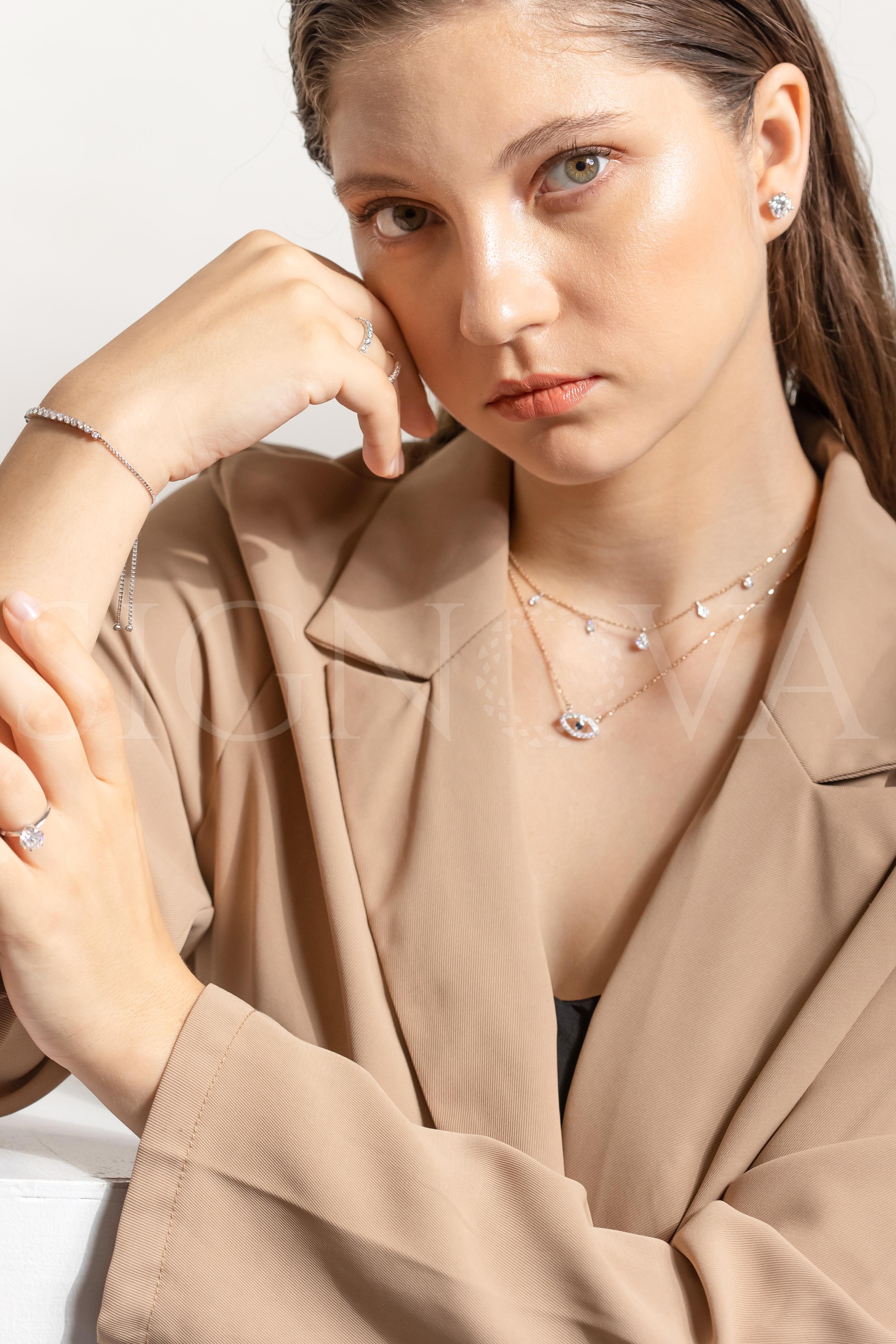 Bezel-Set Lab-Grown Diamond Bolo Bracelet – Signova